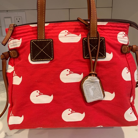 Dooney & Bourke | Bags | Nwot Dooney Bourke Signature Duck Logo Satchel ...